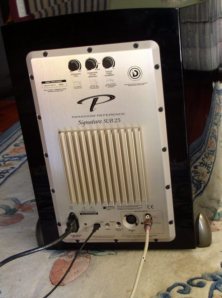 Paradigm Reference Signature Sub 25 Subwoofer and Perfect Bass Kit ...