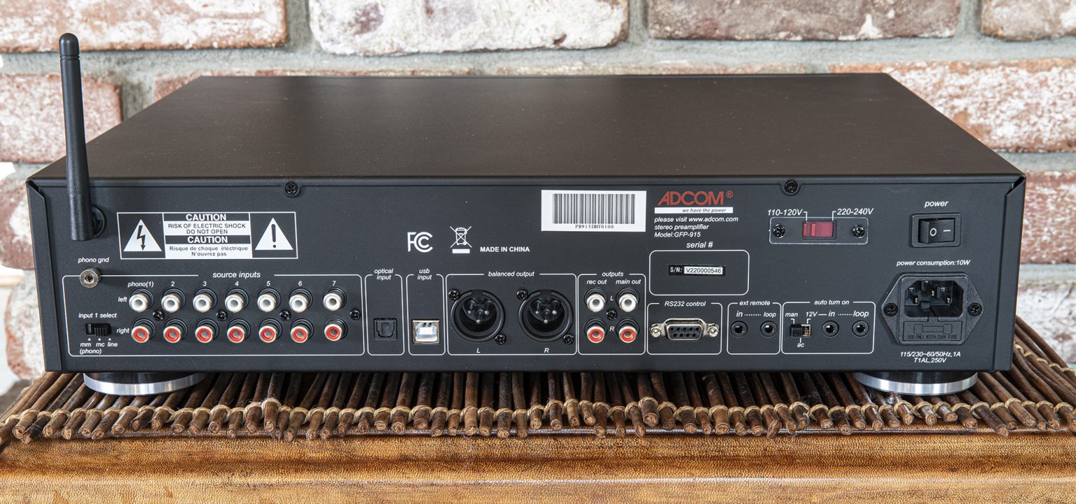 ADCOM GFP-915 Preamplifier and GFA-565se Power Amplifier Review ...
